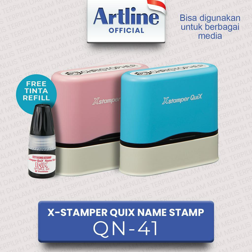 Jual ARTLINE XSTAMPER QUIX Stempel Berbagai Media QPTM-Q946R2/ QN41 | Shopee Indonesia