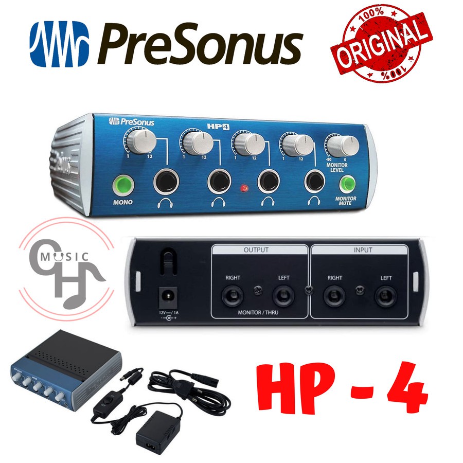 Jual Presonus HP4 4-Channel Headphone Amplifier | Shopee Indonesia