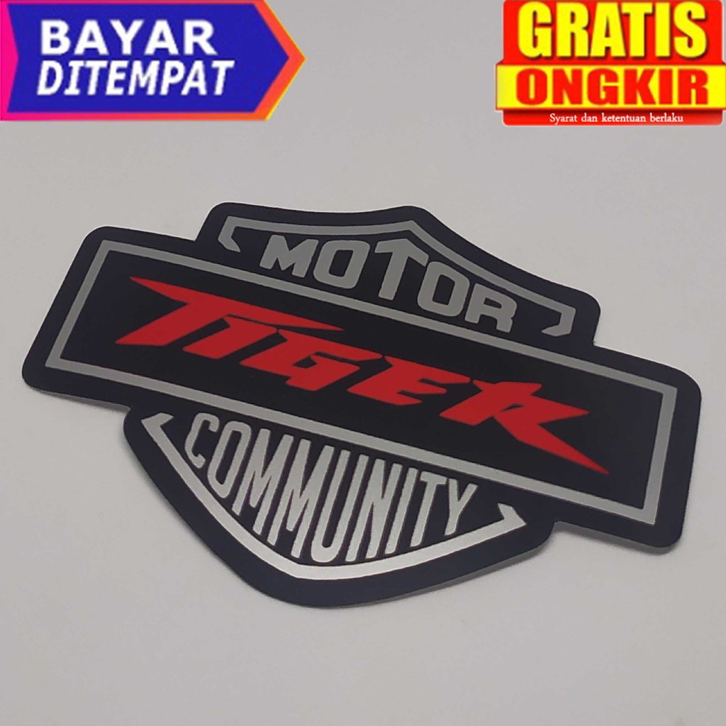 Jual stiker honda tiger / sticker motor tiger / stiker tiger club ...