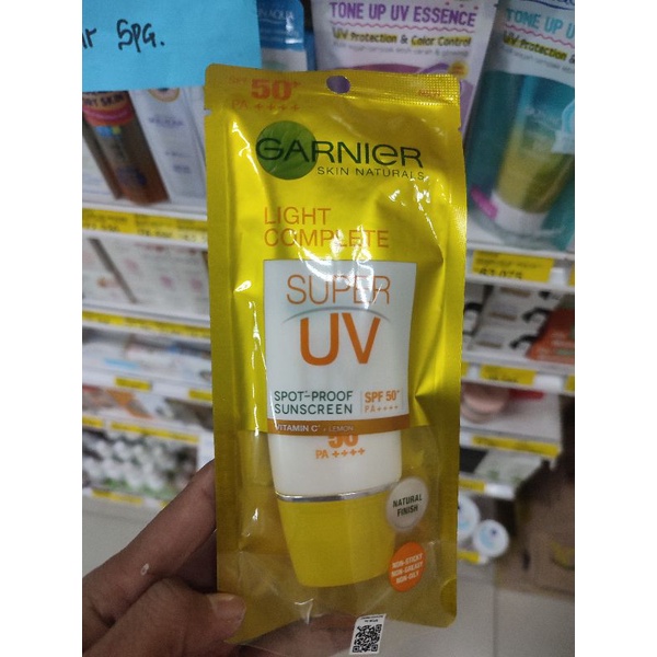 Jual GARNIER SUNSCREEN SPF 50 LIGHT COMPLETE SUPER UV SPOT PROOF ...