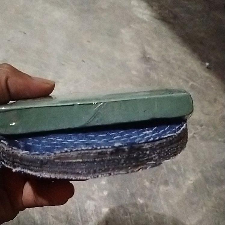 Jual Sangat Nyaman.. Set batu ijo hansteel dengan kain jean 5 inc/sabun ...