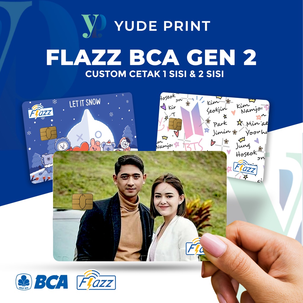 Jual Kartu Flazz BCA Gen 2 Custom Cetak satu sisi dan dua sisi | Shopee Indonesia