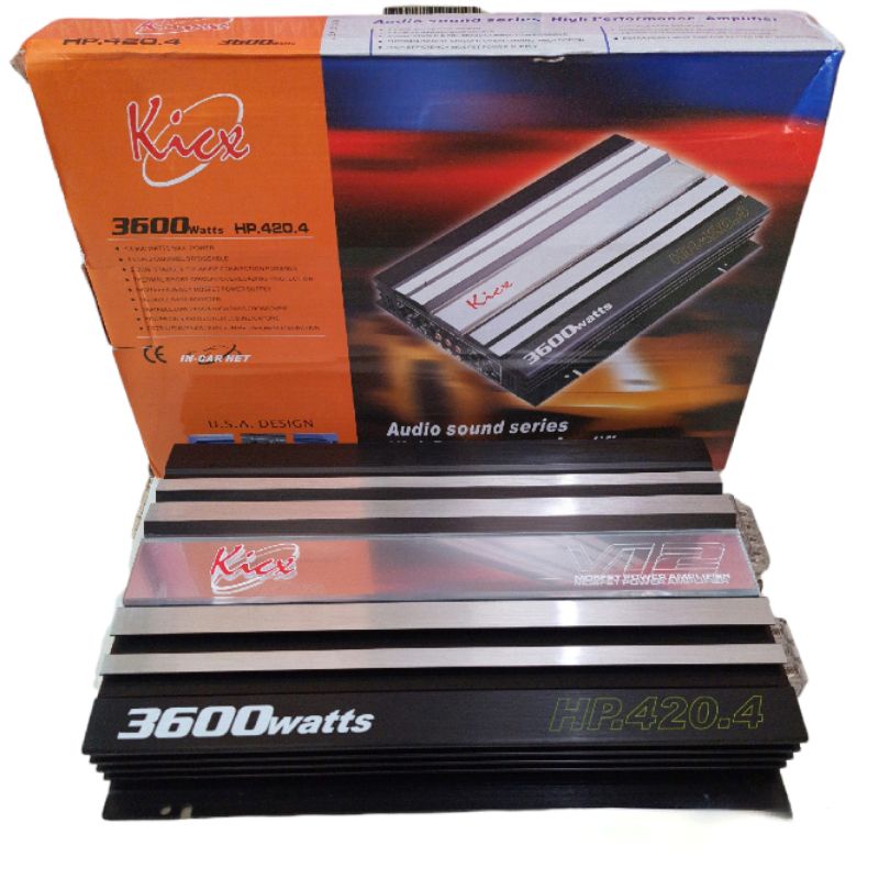 Jual Power amplifier 4 channel KICX HP 420.4 power 4 channel kicx hp420.4 | Shopee Indonesia