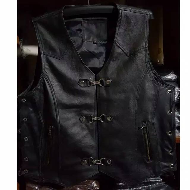 Jual Rompi Bikers / Rompi Motor/ Rompi Kulit asli / Rompi Koboy / Rompi ...
