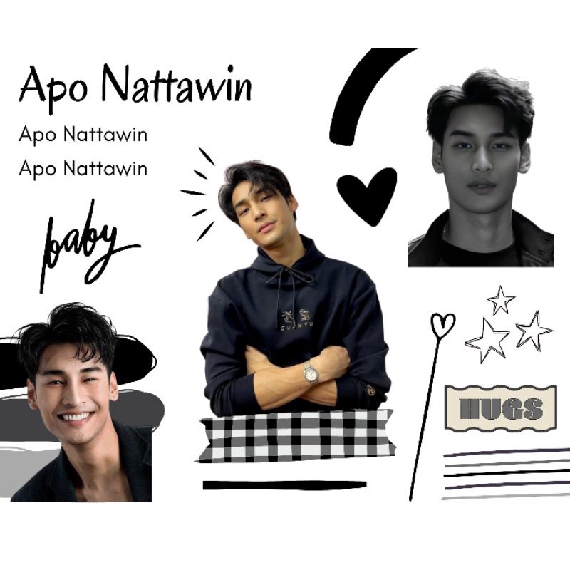 Jual Sticker Apo Nattawin KinnPorsche | Shopee Indonesia