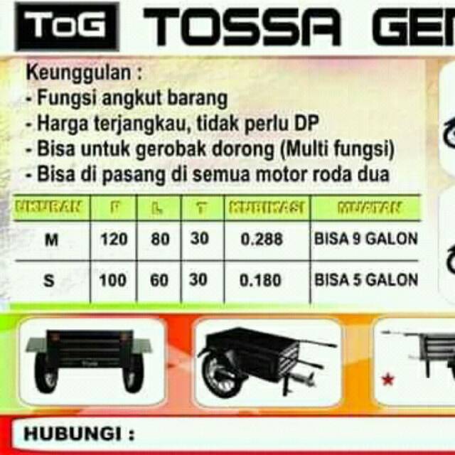 Jual Tossa gerobak ToG | Shopee Indonesia