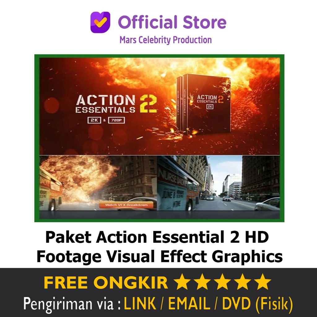 Jual Paket Action Essential 2 HD Footage Visual Effect Graphics ...