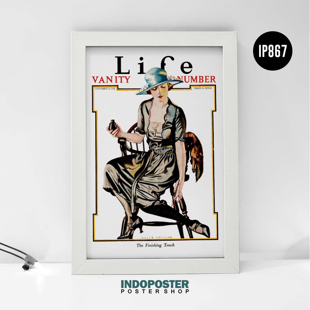 Jual Poster Vintage Majalah Life Finishing Touch | Shopee Indonesia