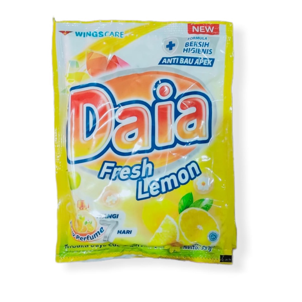 Jual Daia Sabun Cuci Pakaian Renceng Isi 6 Sachet | Shopee Indonesia