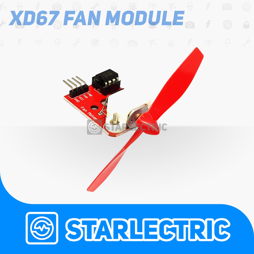 Jual L9110 Modul Kipas Fan Module Untuk Robot Pemadam Api Fire Fighter | Shopee Indonesia