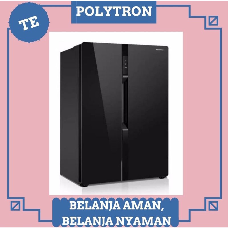 Jual KULKAS POLYTRON SIDE BY SIDE PRS 450 B 436L | Shopee Indonesia