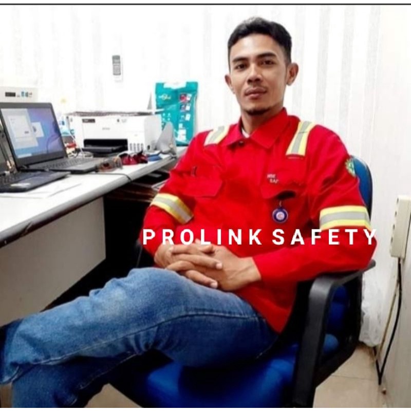 Jual SERAGAM MERAH SAFETY OFFICER | Shopee Indonesia