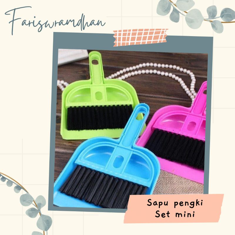 Jual A404-Sapu Pengki Set Sapu Mini Mini Dustpan Sapu Mobil Sapu ...