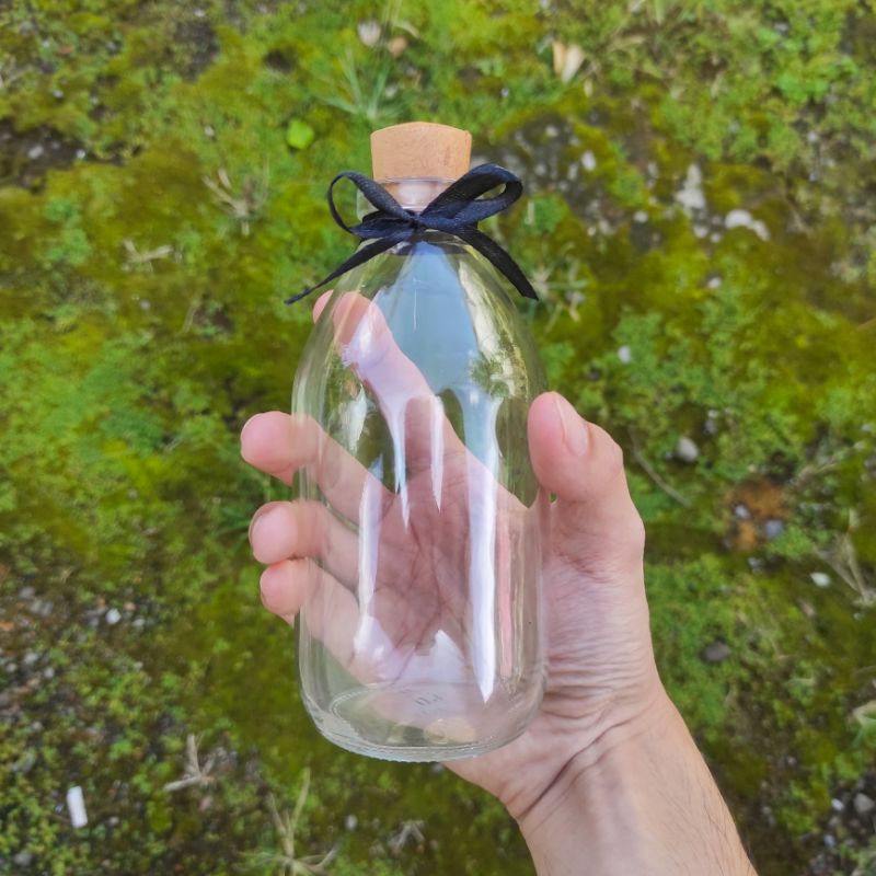 Jual [Extra] Botol Kaca Estetik Tutup Kayu Cork Gabus | Shopee Indonesia