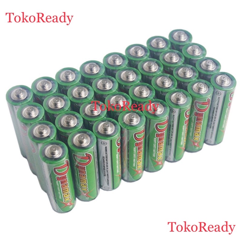 Jual Batu Baterai Dynamax / Dynamite size AA HIJAU / Batu Batre Standar ...