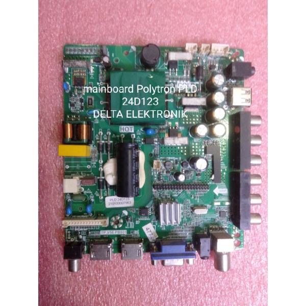 Jual MAINBOARD TV LED POLYTRON PLD 24D123 | Shopee Indonesia