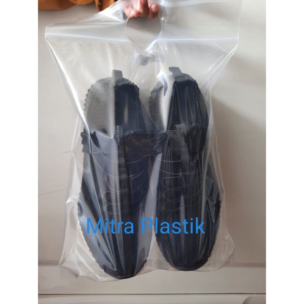 Jual Plastik Sepatu ziplock 40*35+7, 38+1x30CM dan 36+1x28CM Min Order ...
