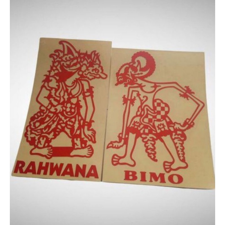 Jual sticker wayang BIMO+RAHWANA | Shopee Indonesia