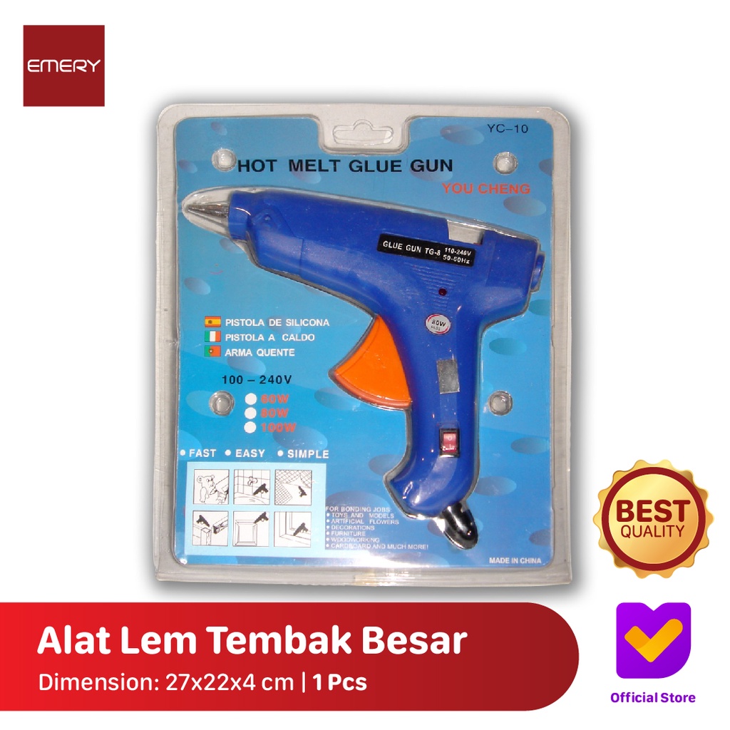 Jual ALAT LEM TEMBAK BESAR / GLUE GUN STICK (BIG) ( ISI 1 PCS ...