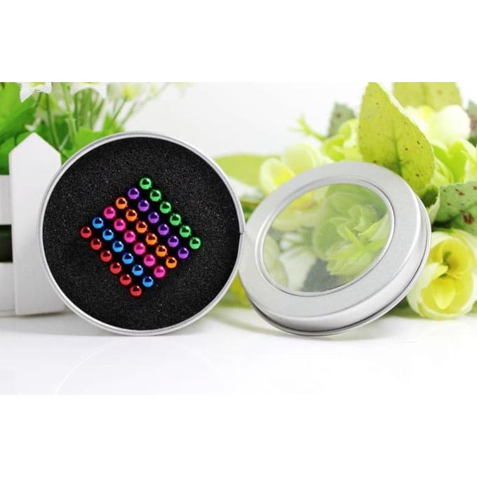 Jual Magcube NeoCube Mainan Magnetic Cube Balls Puzzle 5mm 216pcs MIX ...