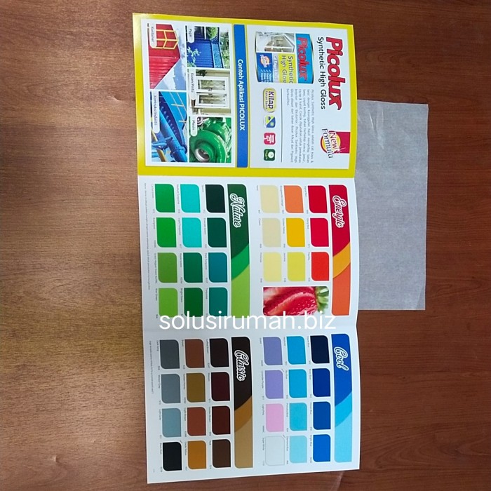 Jual KATALOG CAT PICOLUX 21 X 31 CM 6 HAL SYNTHETIC HIGH GLOSS cat besi ...