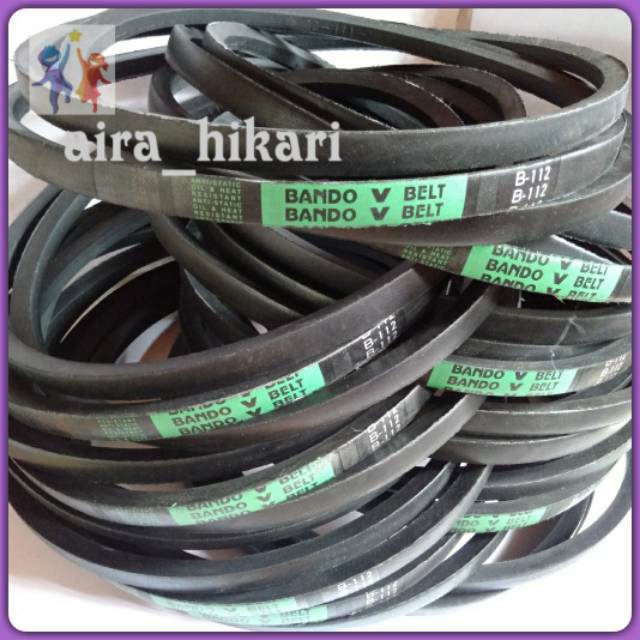 Jual Bando B 112 V Belt / Fan Belt / Tali Kipas / Tali Pulley | Shopee ...