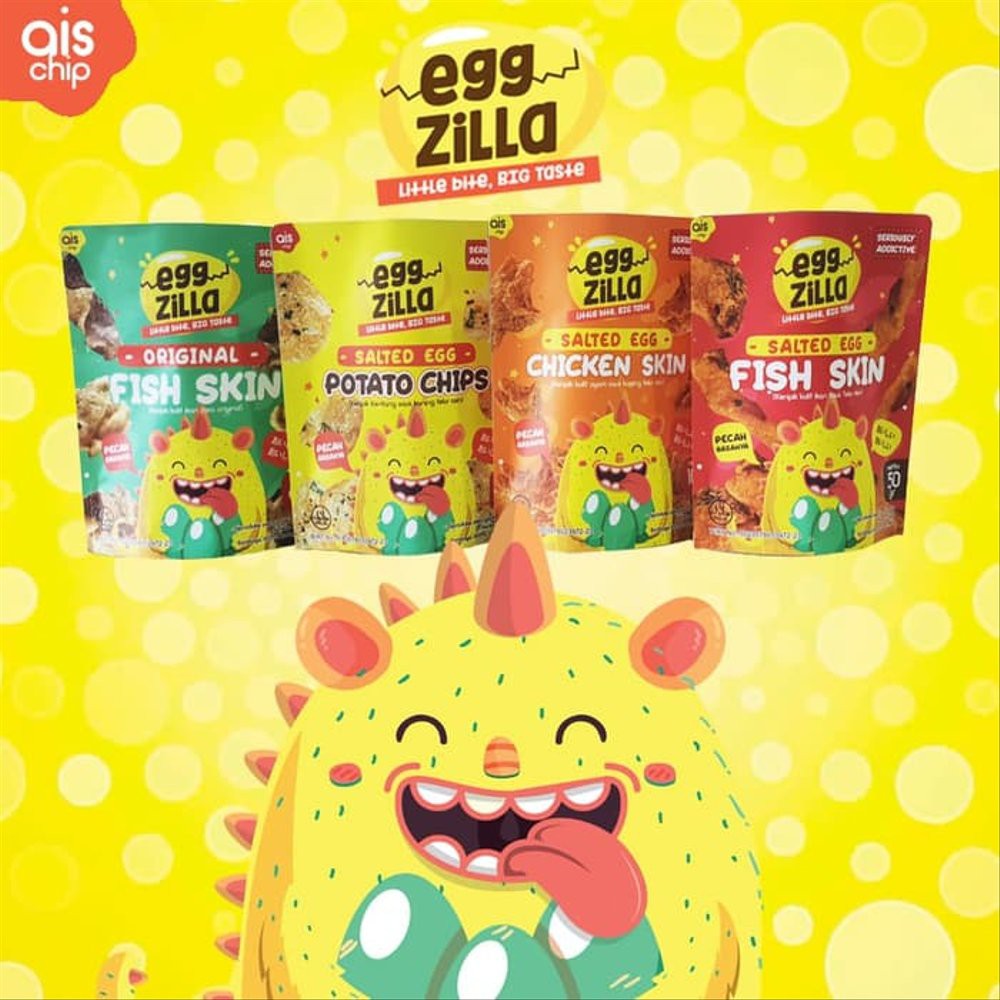 Jual Egg zilla Eggzilla Salted Egg Fish Skin , Salted Egg Potato Chips ...