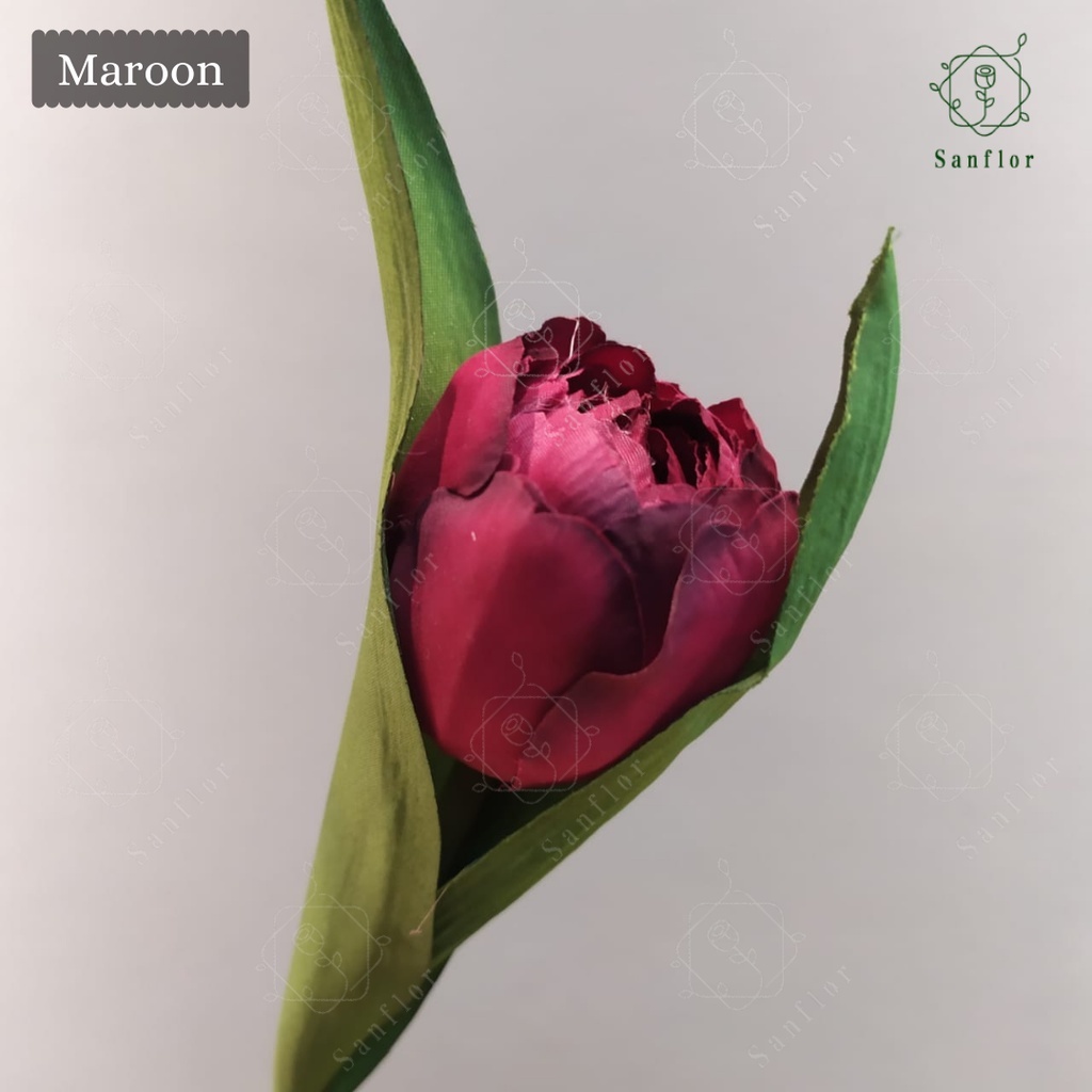 Jual ARTIFICIAL TULIP KAIN/BUNGA TULIP PALSU BAHAN KAIN/BUNGA DEKORASI ...