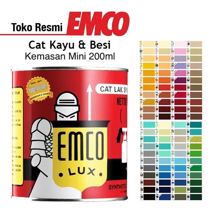 Jual Emco Lux Cat Kayu & Besi Gloss Finish - Kaleng Mini 200ml | Shopee ...
