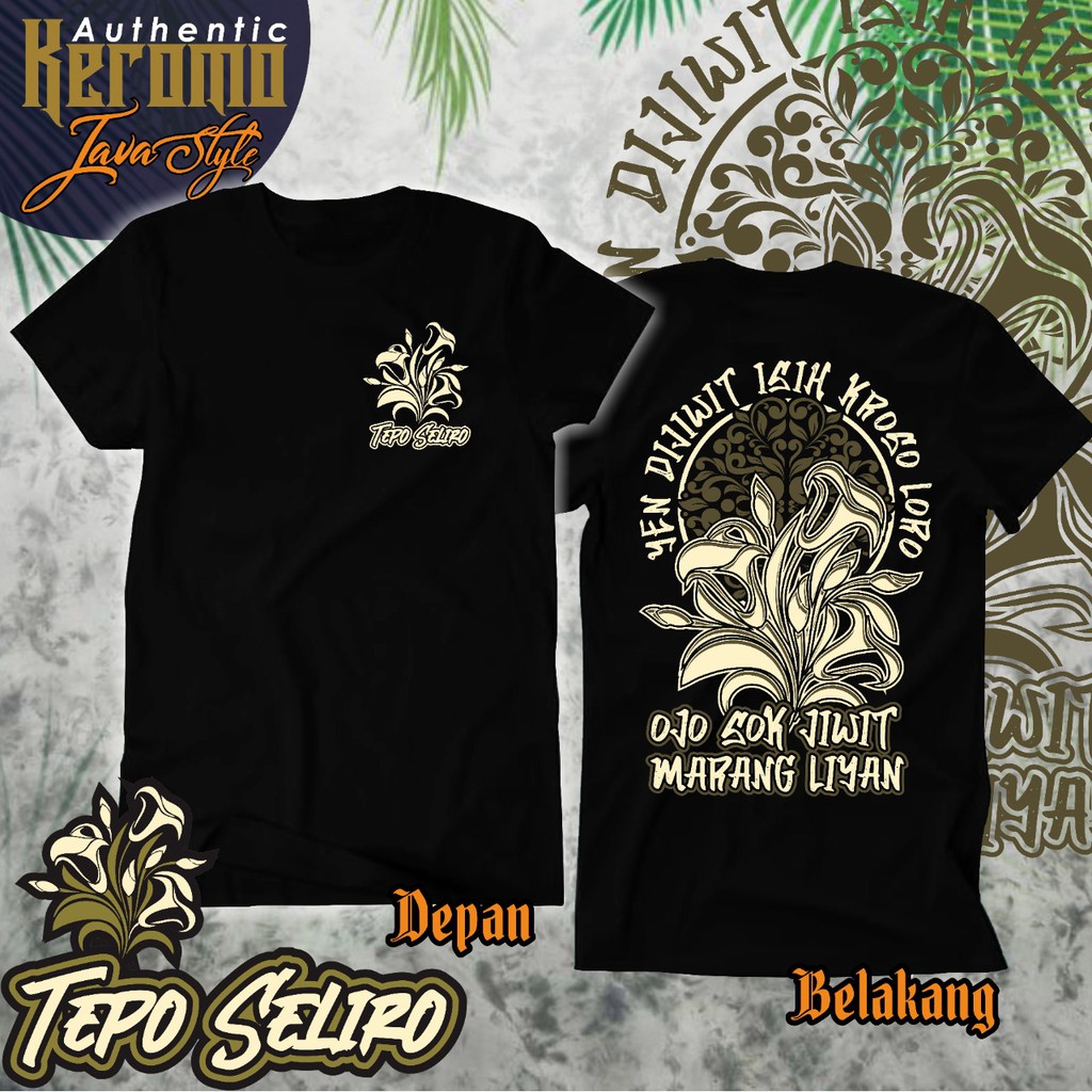 Jual kaos tepo seliro // kaos jawa // kaos pitutur jawa // kaos java ...