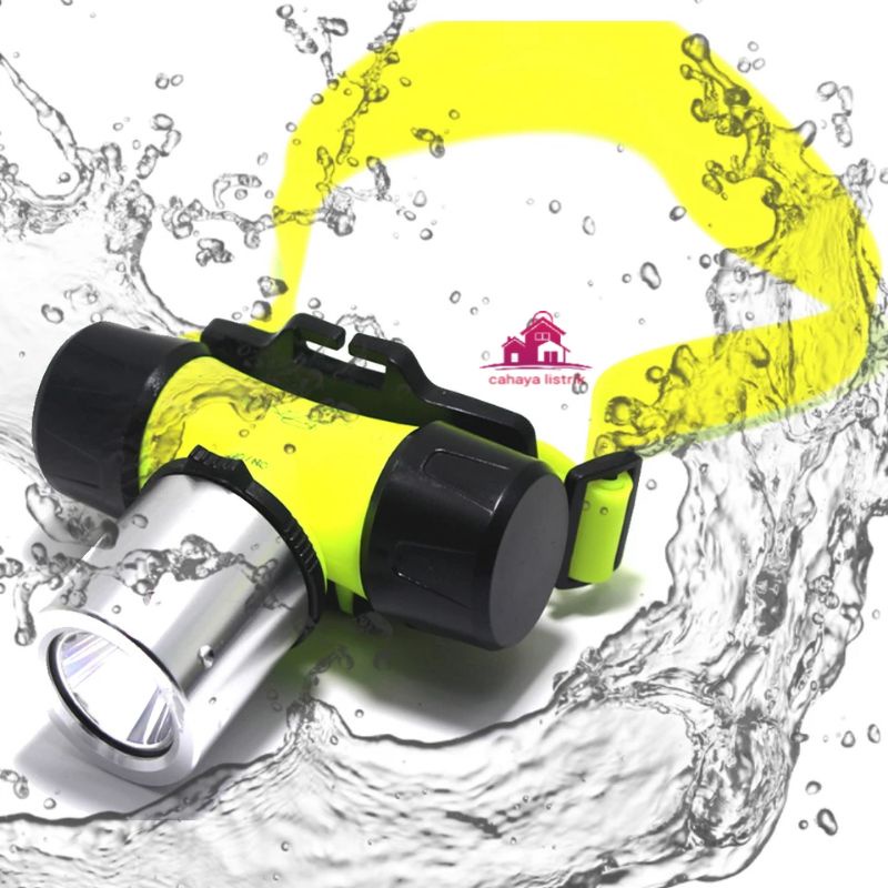 Jual Senter Kepala Selam Diving 109 Senter Selam Super terang | Shopee ...