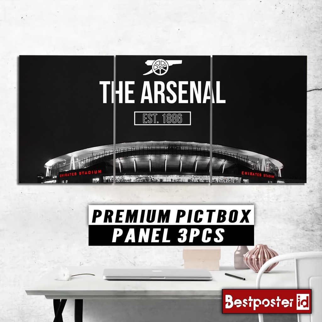 Jual Poster Frame PANEL ARSENAL Kayu BOLA PICTBOX0015 | Shopee Indonesia