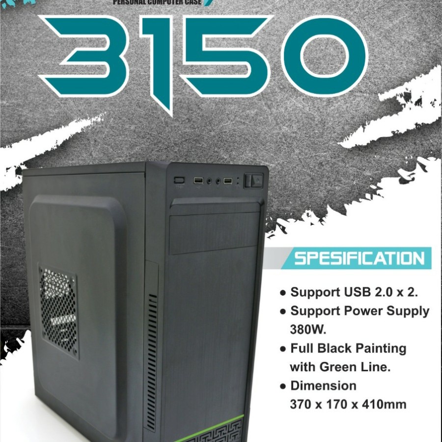 Jual Casing SIMBADDA SIM-V 3150 matx m atx simv 3150 CPU Rakitan case personal computer PC ...