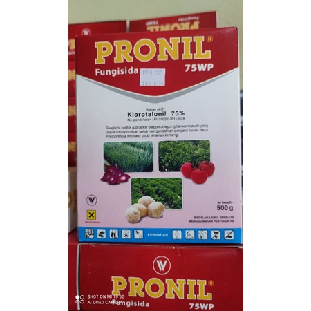 Jual PRONIL 500GR FUNGISIDA KLOROTALONIL 75% UNTUK BUSUK DAUN | Shopee ...