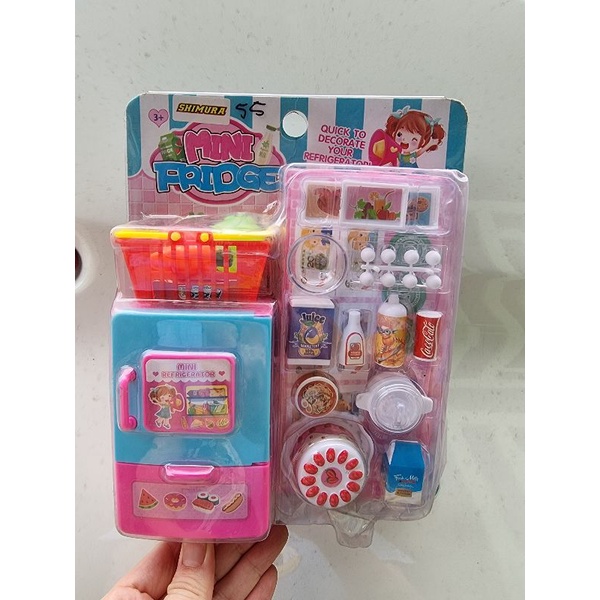Jual kulkas mini shimura mini fridge mainan anak kulkas | Shopee Indonesia
