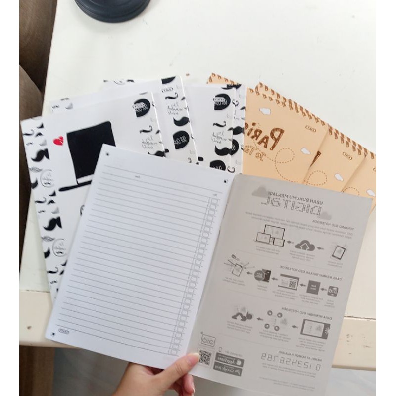 Jual Buku Tulis Kiky Bigboss Scan Canggih Aesthetic Paris Bonjour ...