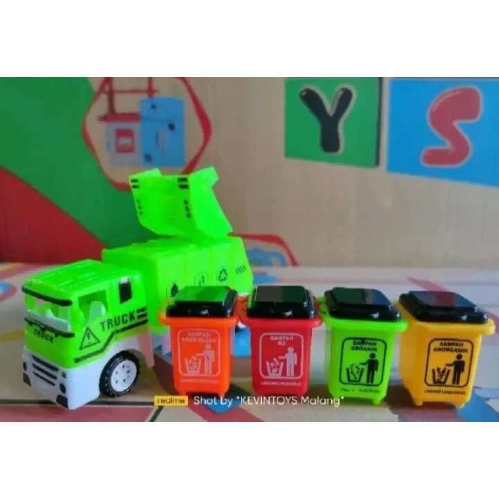 Jual MAINAN TRUK KEBERSIHAN / TRUK PENGANGKUT SAMPAH MT 53 - Mainan ...