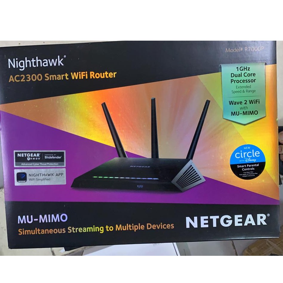 Jual NETGEAR R7000P-100PES AC2300 Nighthawk Smart WiFi Dual Band Router ...
