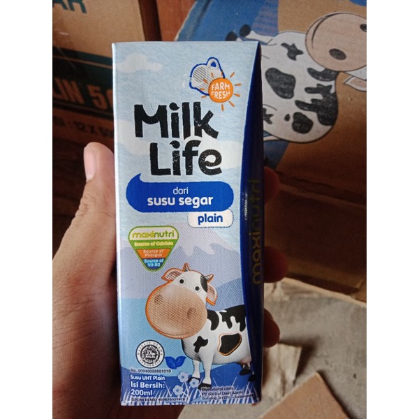 Jual Milk Life Uht Susu Segar 200ml | Shopee Indonesia
