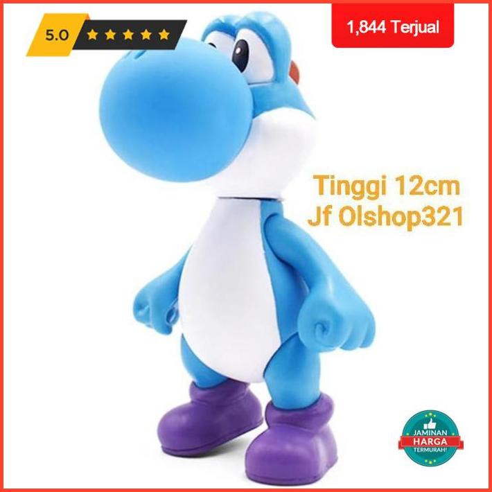 Jual Action Figure Pajangan Mario Bros Yoshi Biru Banpresto Premium ...