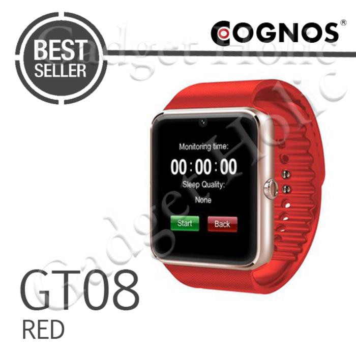 Jual Murah Berkualitas !! - Onix Smartwatch Gt08 - Emas/Merah Smart ...