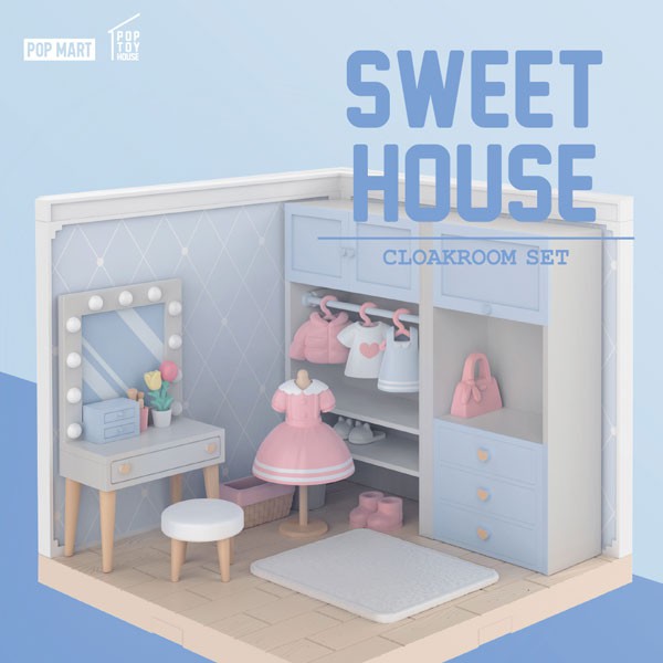 Jual POPMart - Sweet House Series Cloak Room Set | Shopee Indonesia