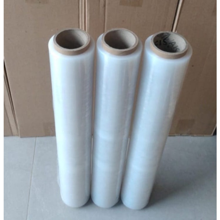 Jual PLASTIK WRAPPING 50 CM STRETCH FILM PLASTIC WRAP REPING WRAPING ...