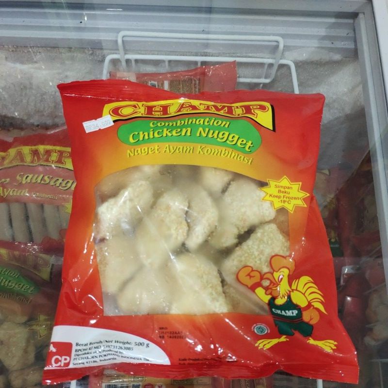 Jual champ chicken nuggets 1kg/500gram/350gram | Shopee Indonesia