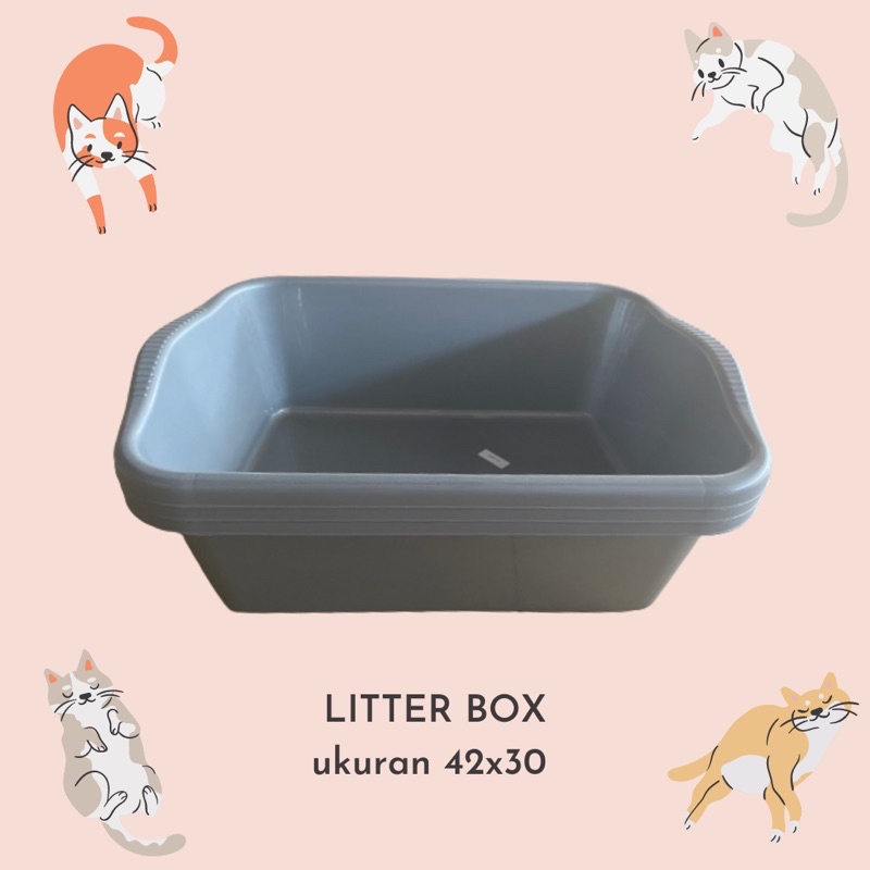 Jual Litter Box Pasir Kucing ukuran L | Shopee Indonesia