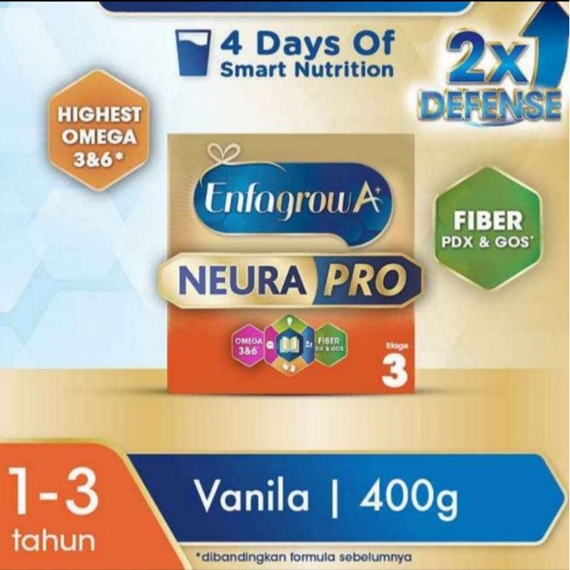 Jual Enfagrow A+ Tahap 3 (400gr) Vanila | Shopee Indonesia