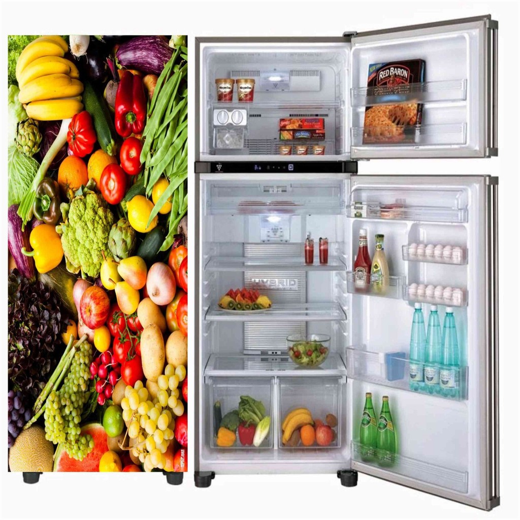 Jual Stiker Kulkas 1 Pintu Motif dan Karakter Sayur-sayuran | Shopee ...