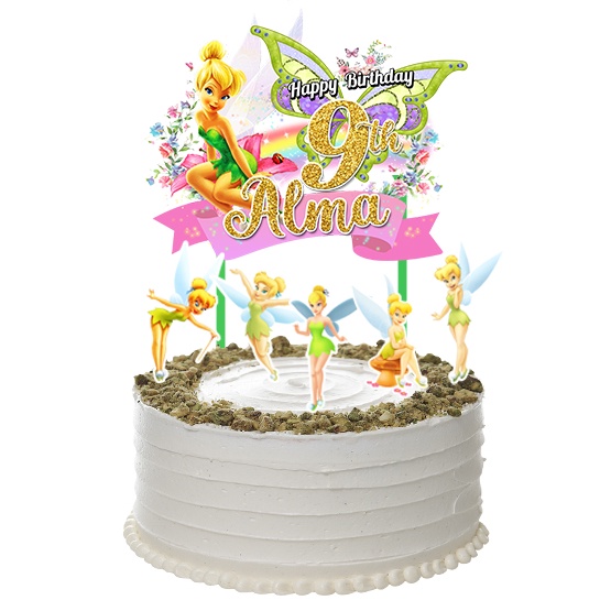 Jual Tinker Bell Topper Cake Birthday / Hiasan Kue Ulang Tahun | Shopee ...