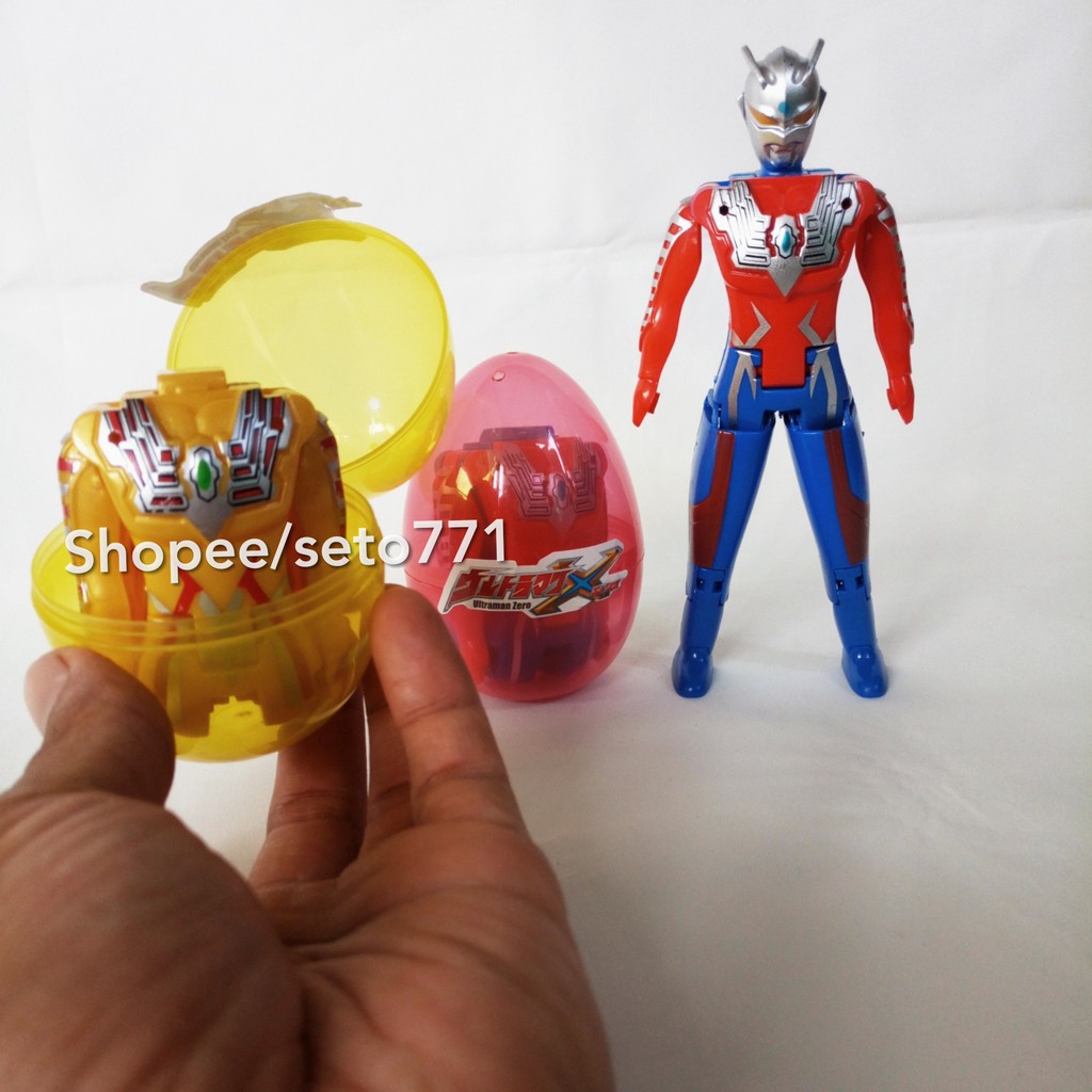 Jual Ultra Hero Egg Super Hero Robot Orb Zero X Mainan Anak Figure ...