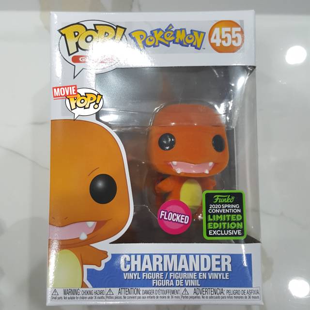 Jual Funko POP Pokemon Charmander Flocked ( ECCC Exclusive 2020 ...